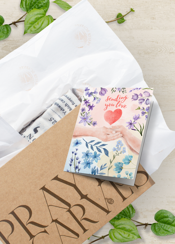 Prayer Scarves Gift Packaging | Meaningful Gifts for Christian Women