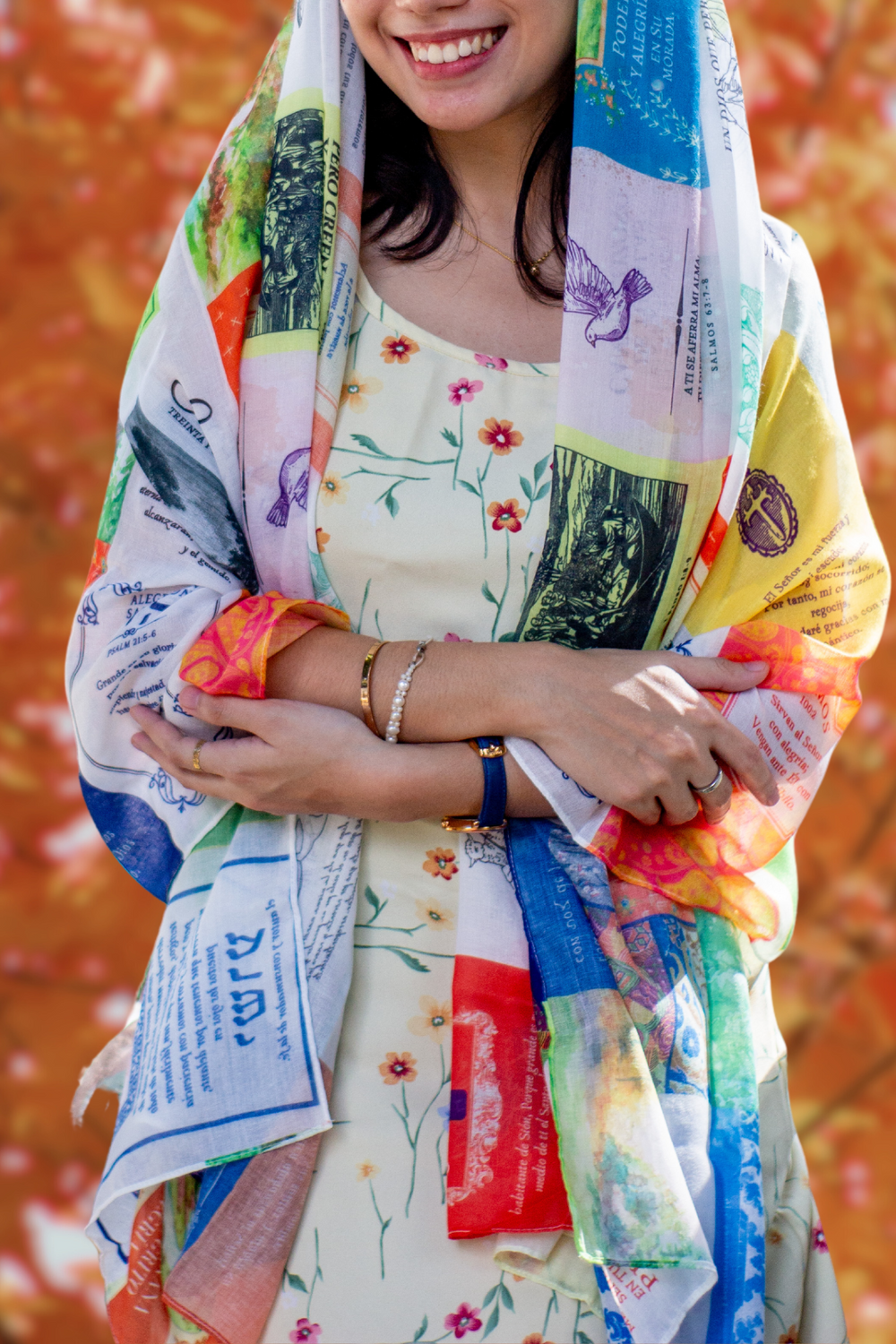 Joy Bible Verse Prayer Scarf | Uplifting Christian Gift for Women